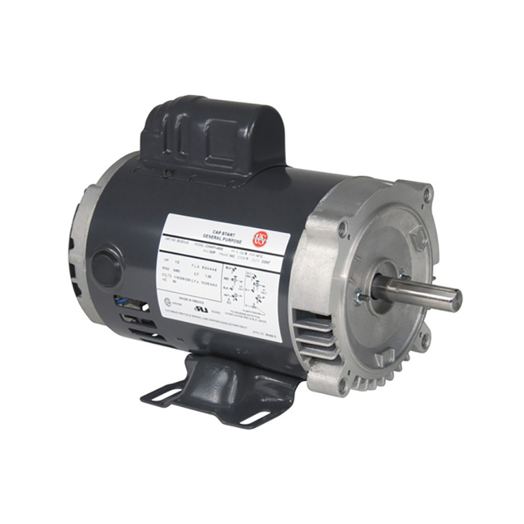 AC Motor, D32CP2PHC, 1.5 HP, 1800 RPM, Single Phase, 115/230 V, 60 Hz ...