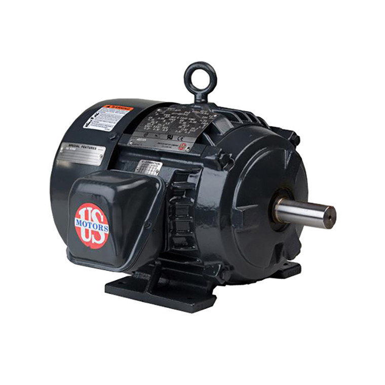 AC Motor, A75P3C, 75 HP, 1200 RPM, Three Phase, 460 V, 60 Hz, 445U ...